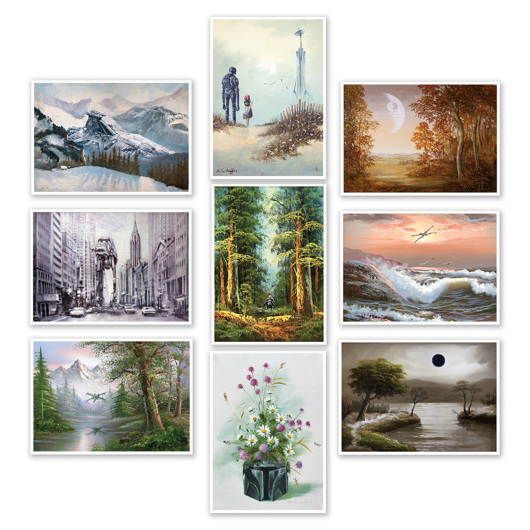 Upcycled Vintage Artwork by Canadian Artist Heather Castles