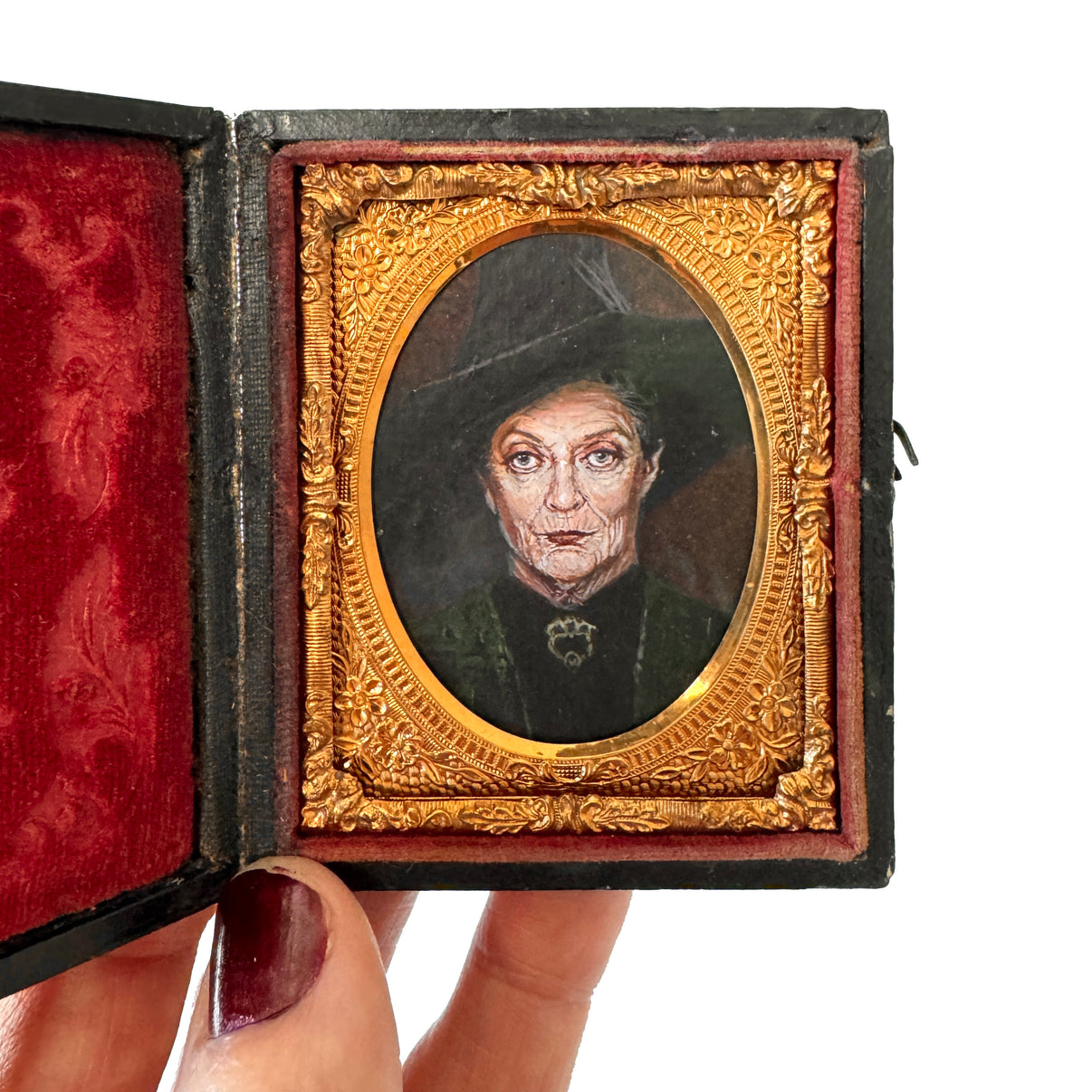 Magical Miniatures : The Professor - original miniature acrylic painti ...