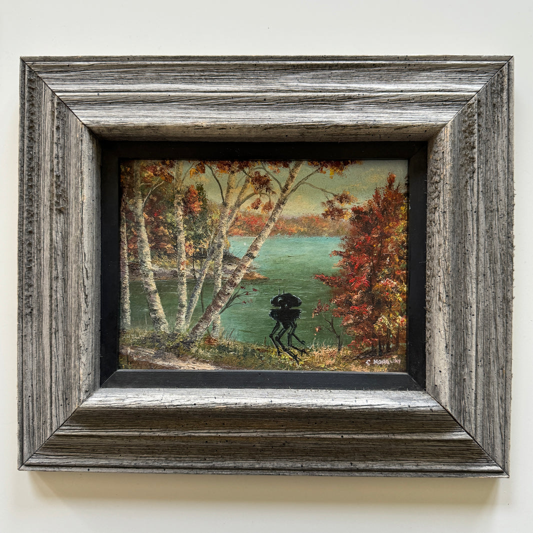 A Galaxy Far, Far Away – Upcycled Vintage Art