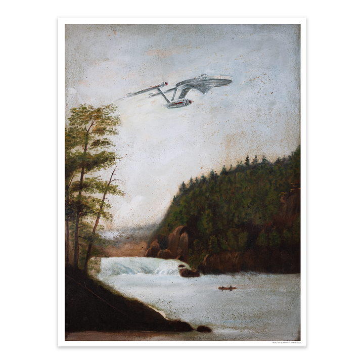 Upcycled Vintage Artwork by Canadian Artist Heather Castles