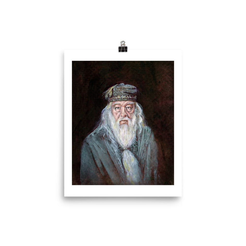 Magical Miniatures : The Headmaster - PRINT – Upcycled Vintage Art